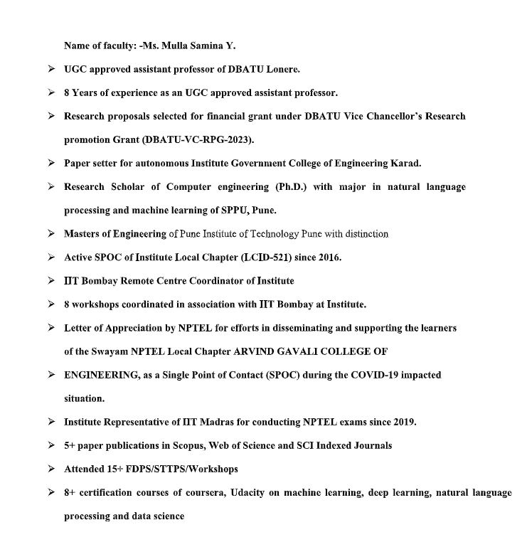 Computer Science & Engineering Faculty Achievements